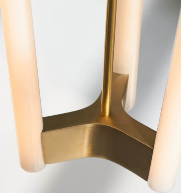 Tube Chandelier, Michael Anastassiades - Pascal Delmotte Interior Design